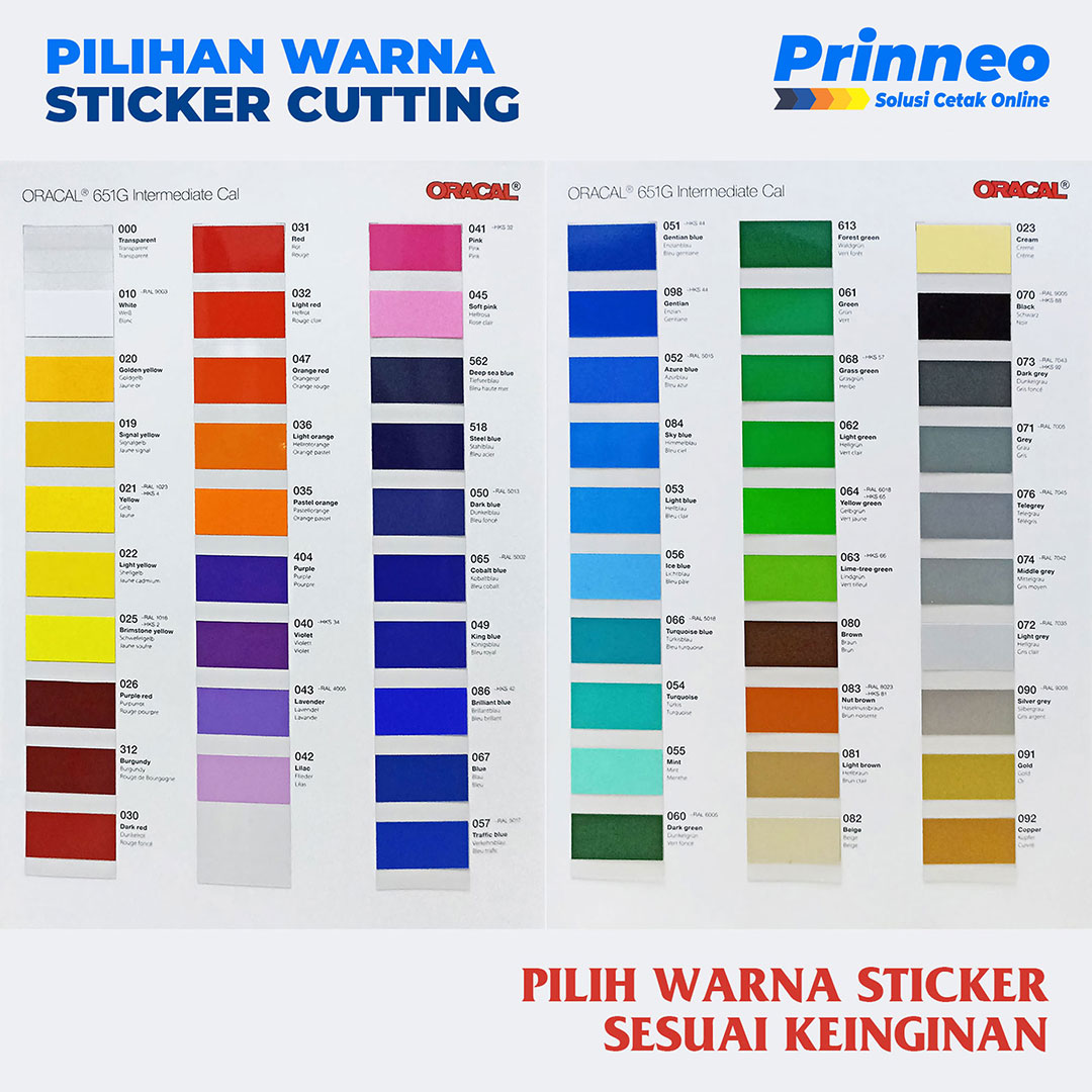 Sticker Cutting Oracal