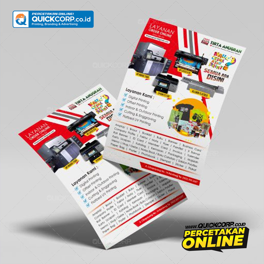 Percetakan Brosur Terdekat | QuickCorp